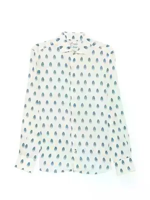 MC2 SAINT BARTH Floral Shirt - Neutrals