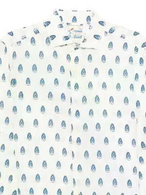 MC2 SAINT BARTH Floral Shirt - Neutrals