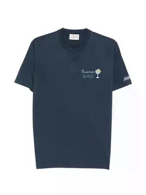MC2 SAINT BARTH Embroidery T-shirt - Blue