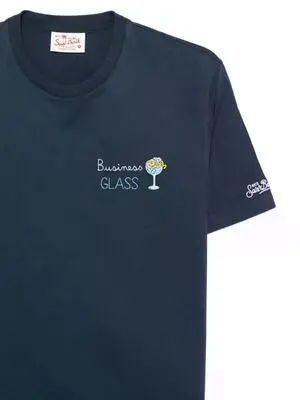 MC2 SAINT BARTH Embroidery T-shirt - Blue