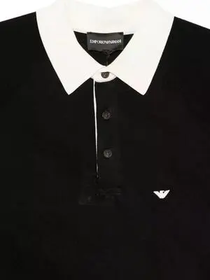 Emporio Armani Logo-embroidered Polo Shirt