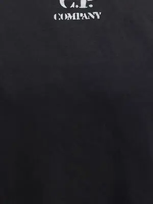 C.P. COMPANY 1020 Jersey Short-sleeve Logo T-shirt - Black