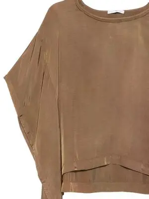 High Majestic Short Sleeve Top - Brown