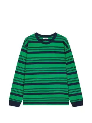 STUDIO TOMBOY Striped Long Sleeve T-shirt - Green