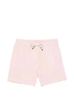 Hartford Striped Swim Shorts - Pink