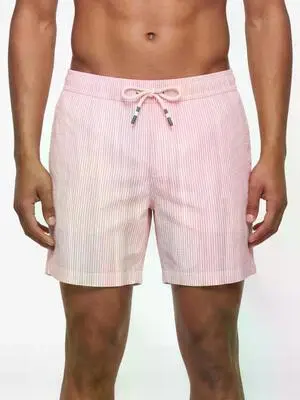 Hartford Striped Swim Shorts - Pink