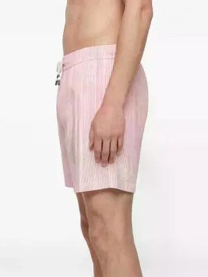Hartford Striped Swim Shorts - Pink