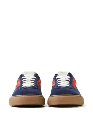Versace Greca Suede & Nylon Sneakers