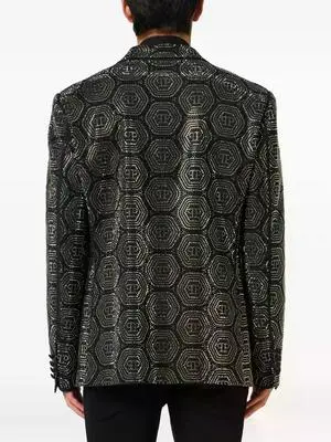 Philipp Plein Monogram Embellished Blazer