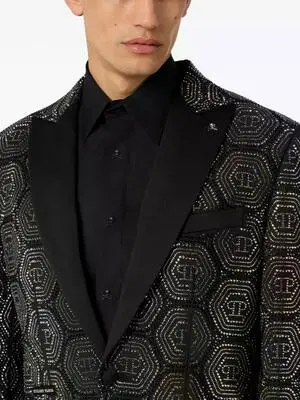Philipp Plein Monogram Embellished Blazer