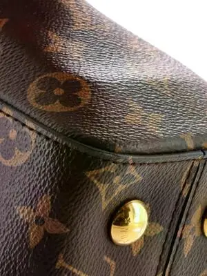 LOUIS VUITTON Cluny Bb Monogram Canvas Satchel - Brown