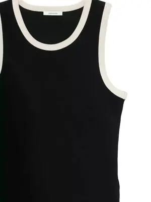 ENTIRE STUDIOS Ribbed Contrast Trim Vest