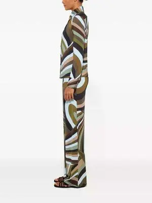 Emilio Pucci Iride Print Stretch Viscose Shirt