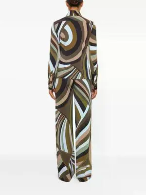 Emilio Pucci Iride Print Stretch Viscose Shirt