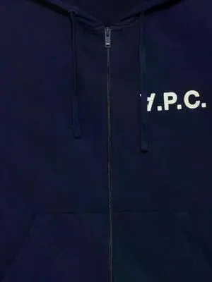 A.p.c. Hooded Zip-up Sweatshirt