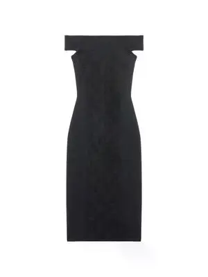 Alexander McQueen Off-shoulder Dress