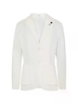 LARDINI Notched-lapel Single-breasted Blazer