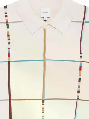 Paul Smith Checked Polo Shirt