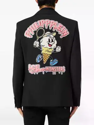 Philipp Plein Patches Gigolo Fit Blazer