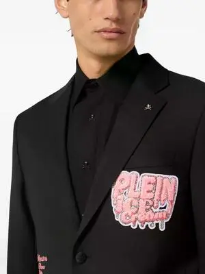 Philipp Plein Patches Gigolo Fit Blazer