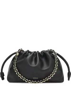 Loewe Purse With Gathered Detail And Chain