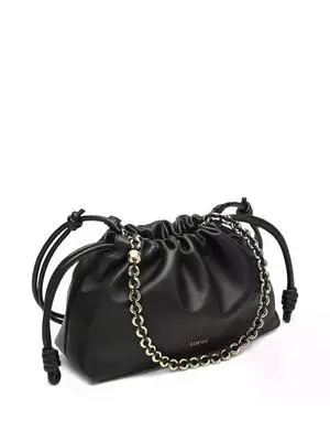 Loewe Purse With Gathered Detail And Chain