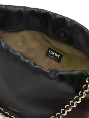 Loewe Purse With Gathered Detail And Chain