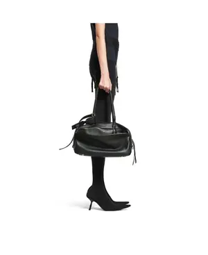 Balenciaga Carrie Bowling Bag Medium - Black