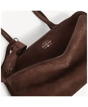 Balenciaga Carrie Bowling Bag Medium - Light Espresso