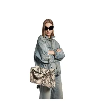 Balenciaga Rodeo Handbag Medium - Natural