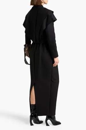 Cult Gaia Sadia Pleated Wool-blend Jacket