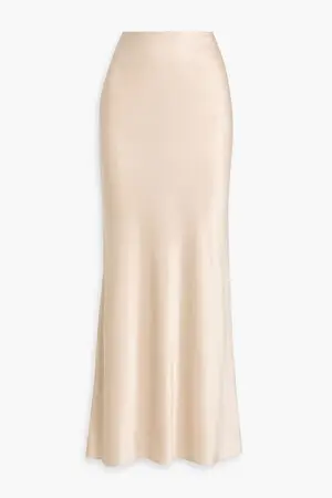 THE SEI Silk-satin Maxi Skirt