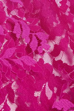 THE SEI Cropped Corded Lace Top