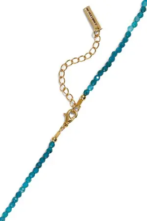 JENNIFER BEHR Frey Gold-tone, Apatite And Crystal Necklace - Blue