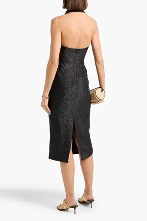 Cult Gaia Winslow Cotton-blend Halterneck Midi Dress