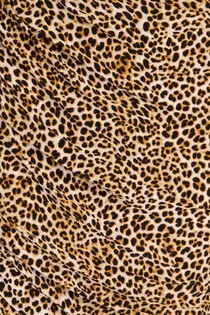 Norma Kamali Diana Strapless Leopard-print Maxi Dress - Ecru