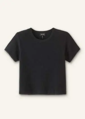 ME+EM Textured Crew Neck Baby Tee