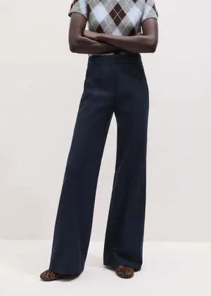 ME+EM Tailored Leg Elongator Trousers - Navy