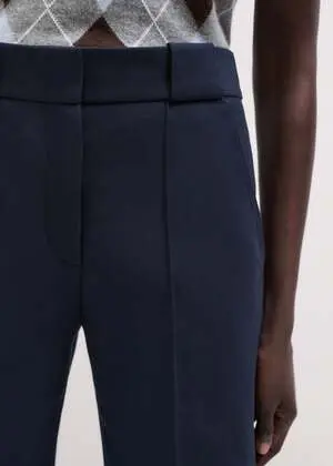 ME+EM Tailored Leg Elongator Trousers - Navy