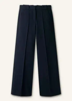 ME+EM Tailored Leg Elongator Trousers - Navy