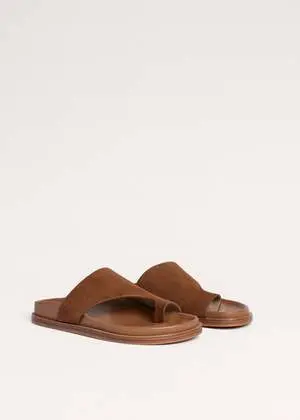 ME+EM Asymmetric Footbed Sandal