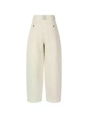 STUDIO TOMBOY Pintuck Trousers - Neutrals