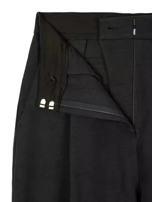 STUDIO TOMBOY Pintuck Tailored Trousers - Black