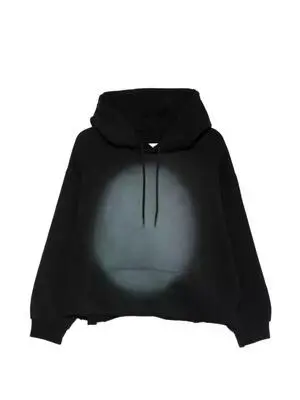 MAISON MARGIELA Logo-detail Hoodie - Black