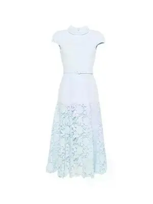 Self-portrait Round Neck Day Dresses