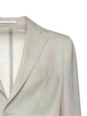 Eleventy Patch-pocket Blazer - Neutrals