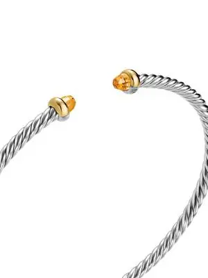 David Yurman Micro Cable Flex® Bracelet With Citrine