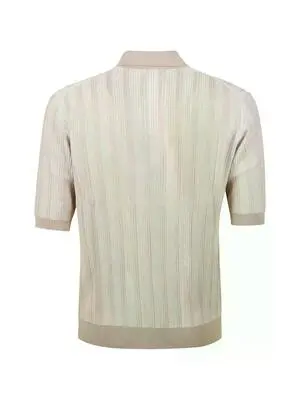 BALLANTYNE Pocket Ribbed Polo Shirt