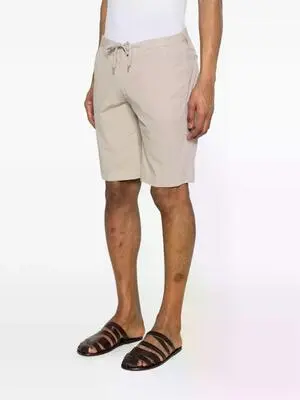 BRIGLIA 1949 Tailored Drawstring Shorts - Neutrals