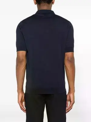 LARDINI Open Collar T-shirt